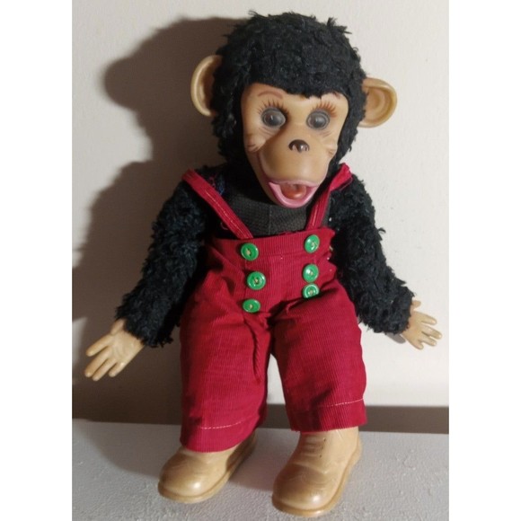 Toys | Vintage 196s Rushton Rubber Face Monkey With Black Shirt 18 ...